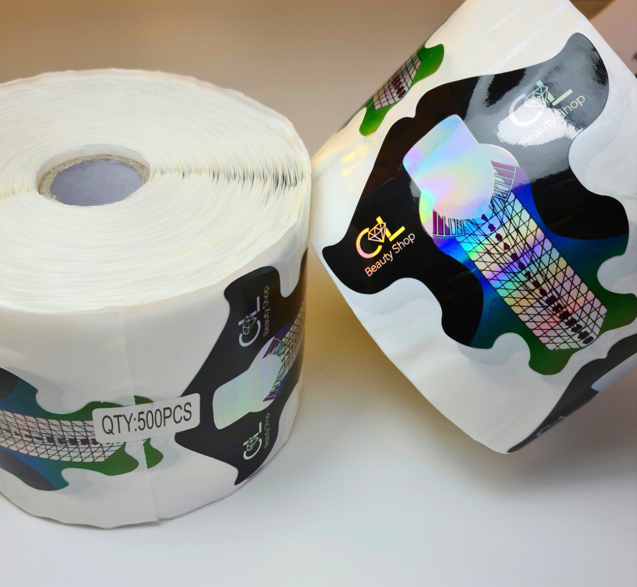 CHABLON 500 PIECES ( prédécoupés Bi longueur ) - Cl-beautyshop